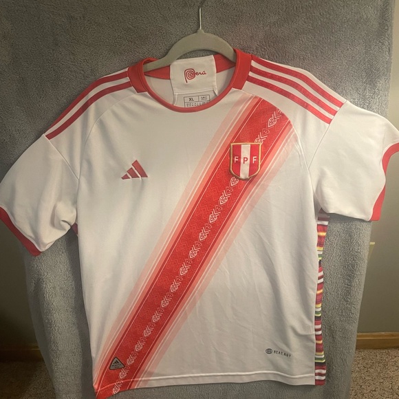 adidas | Shirts | Peruvian Football Federation Fpf Official 222 Peru ...